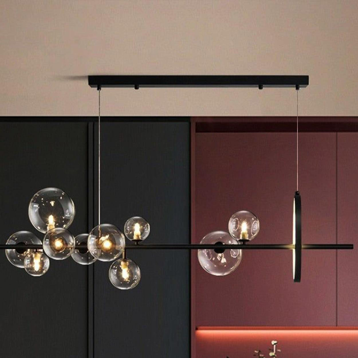 ANKUR GEOM ARIEL MODERN LED RING CHANDELIER HANGING LIGHT at the lowest price in India.