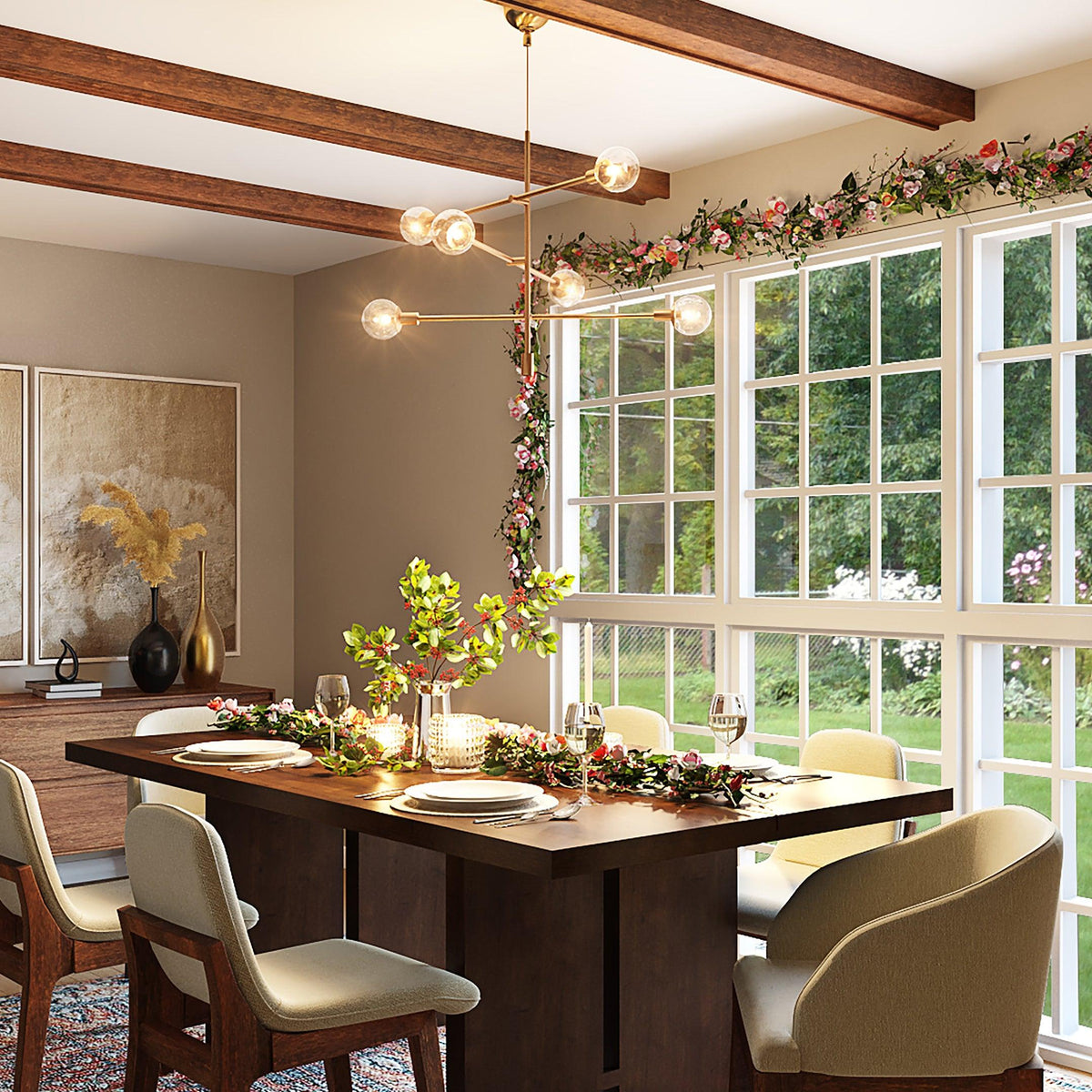 At Dining Table Lighting Modern Rectangular Prism Crystal Chandelier