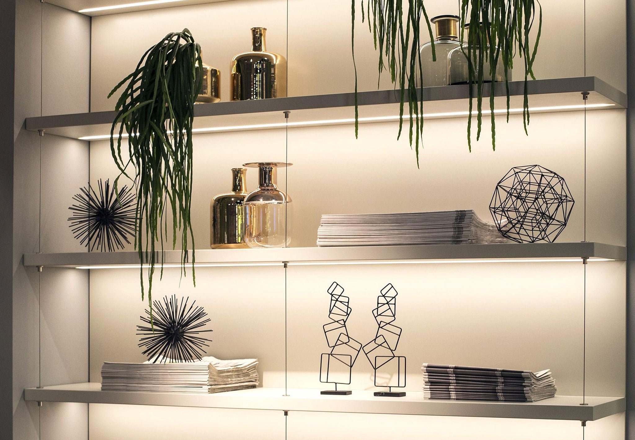 Your guide to lighting up shelves, cabinets and beyond