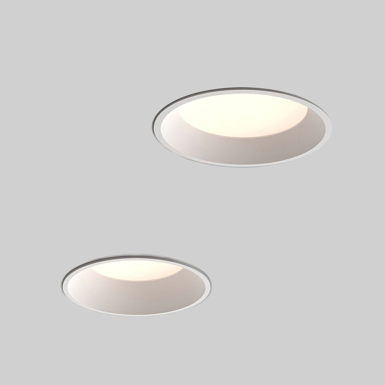 ANKUR AURA ROUND ACRYLIC DIFFUSER RECESS DOWNLIGHT FOR HOME AND RETAIL ...