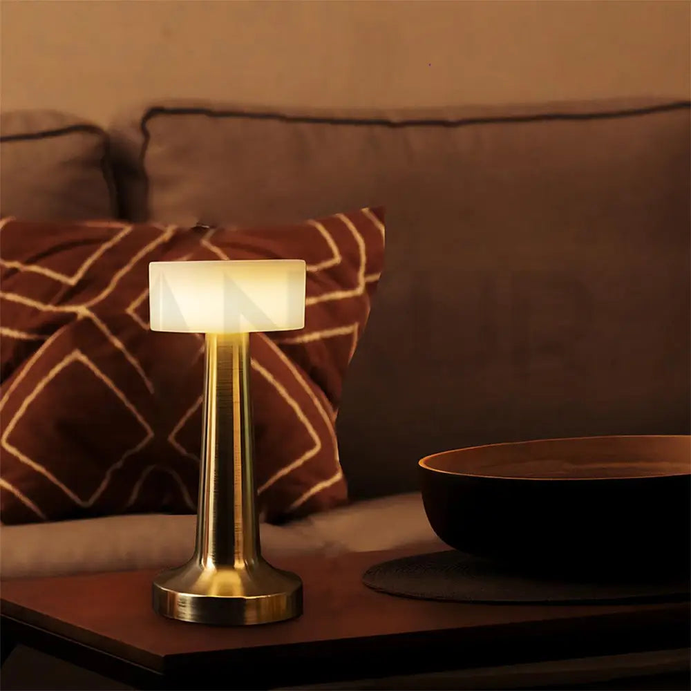 UNPLUGGED BARBELL RECHARGABLE TOUCH CONTROL WIRELESS BAR TABLE LAMP at ...